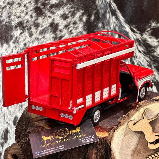 Camioneta de redilas artesanal ROJA – Tiendacharra.com - Bodega Tienda ...