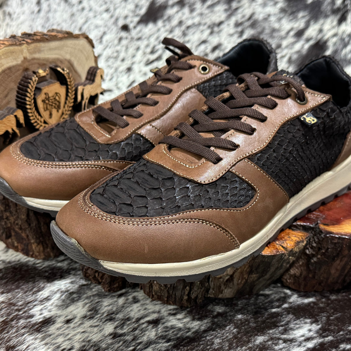 Python skin tennis shoes BP01C – Tiendacharra.com - Bodega Tienda Charra
