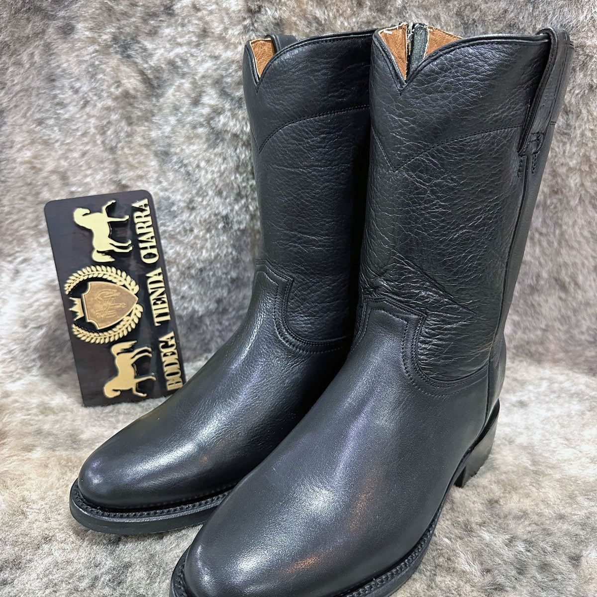 Rio Grande Brand Classic Black Roper Boot – Tiendacharra.com - Bodega ...