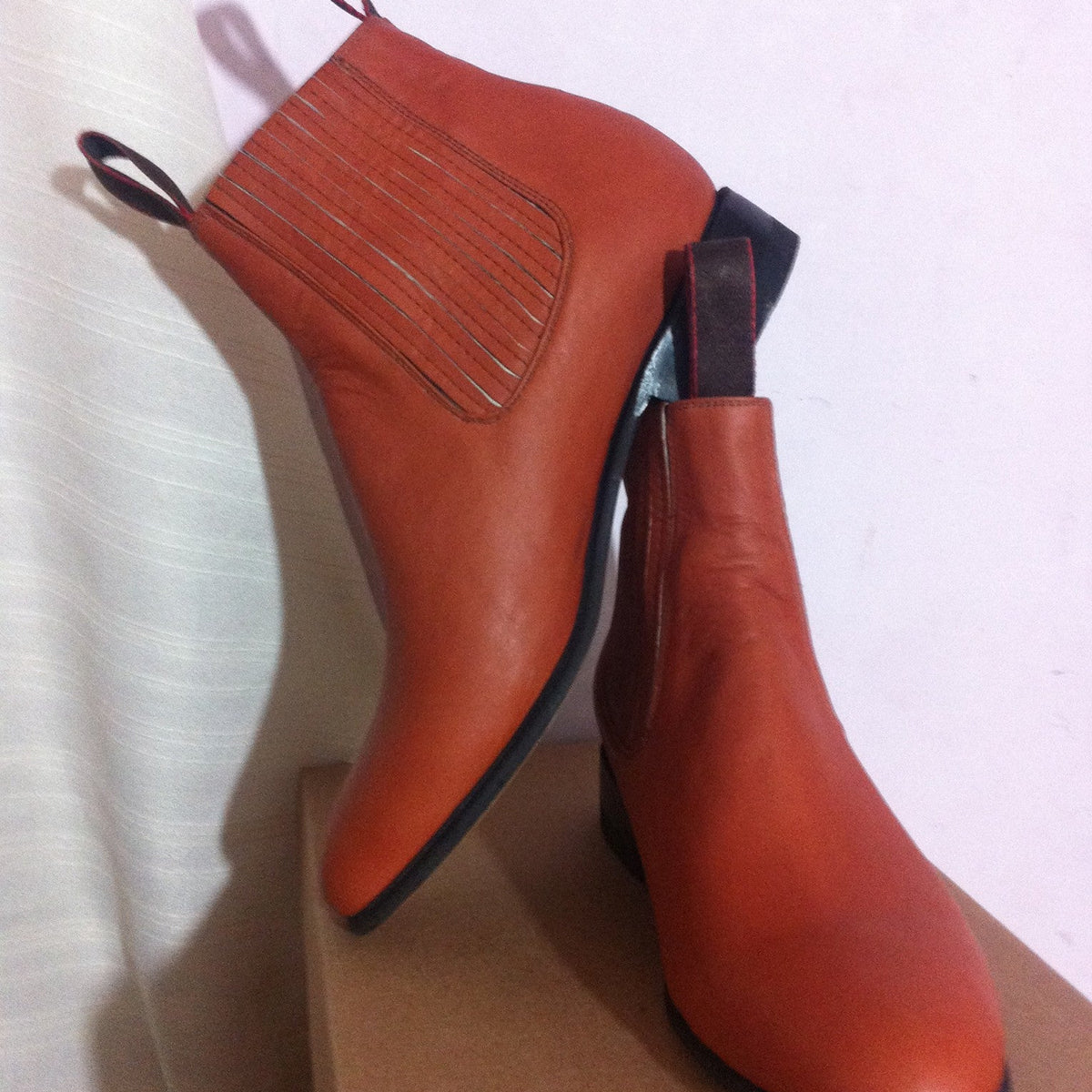 Charro ankle boot in chedron leather – Tiendacharra.com - Bodega Tienda ...