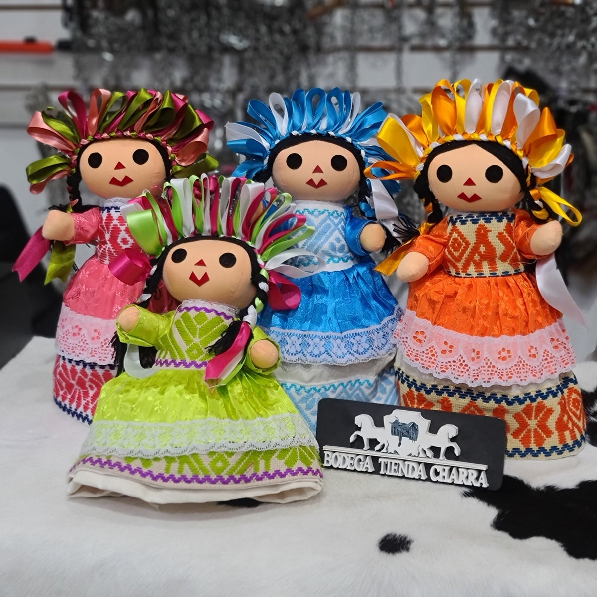 Typical doll orange dress – Tiendacharra.com - Bodega Tienda Charra