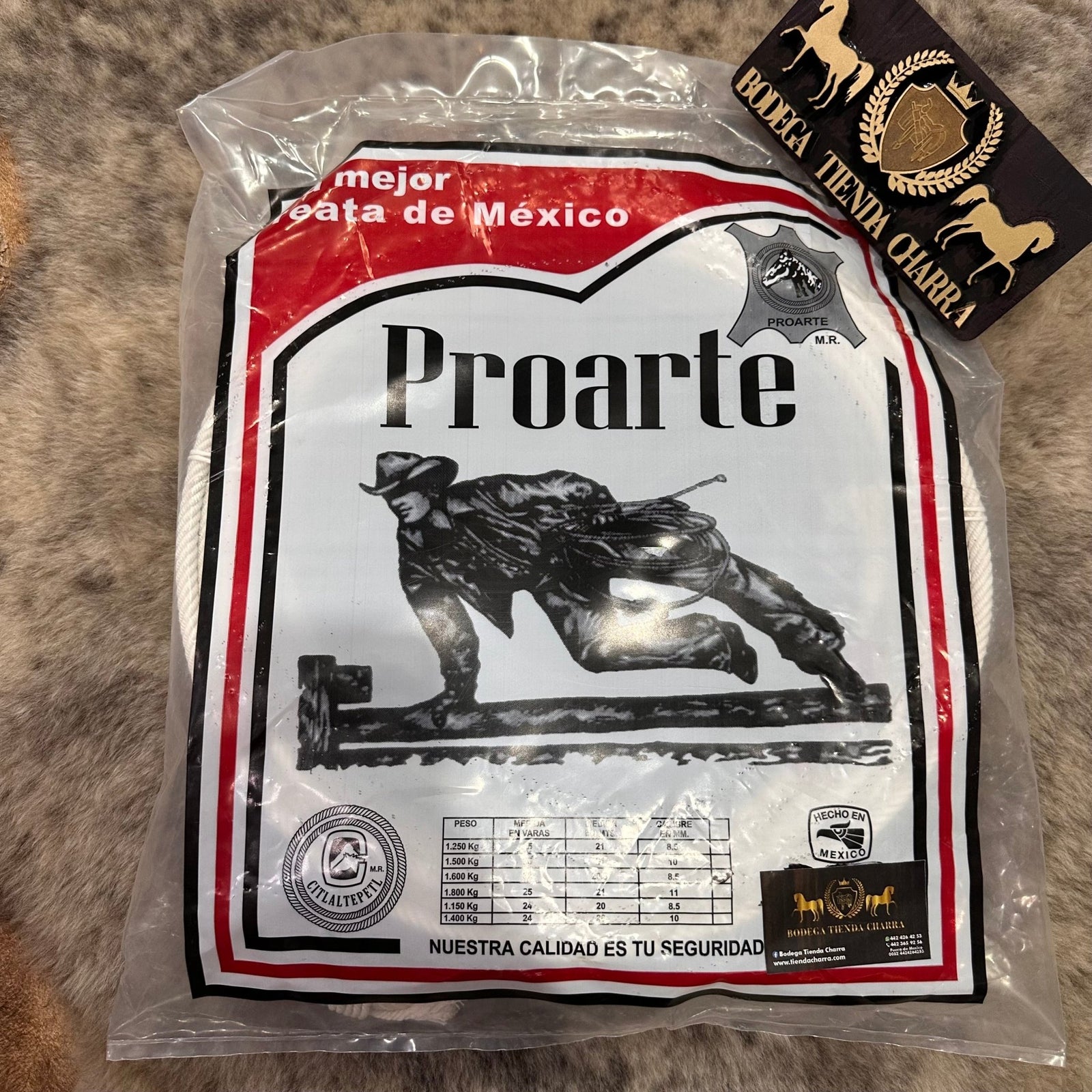 Reata Malboro (Proarte) - 21 y 26.8mts – Tiendacharra.com - Bodega Tienda Charra