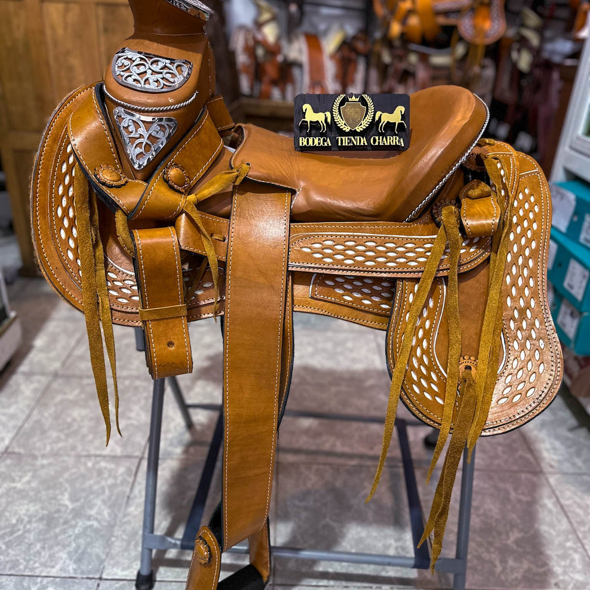 Silla charra colita de pato con cantineras y herraje OUTLET ...