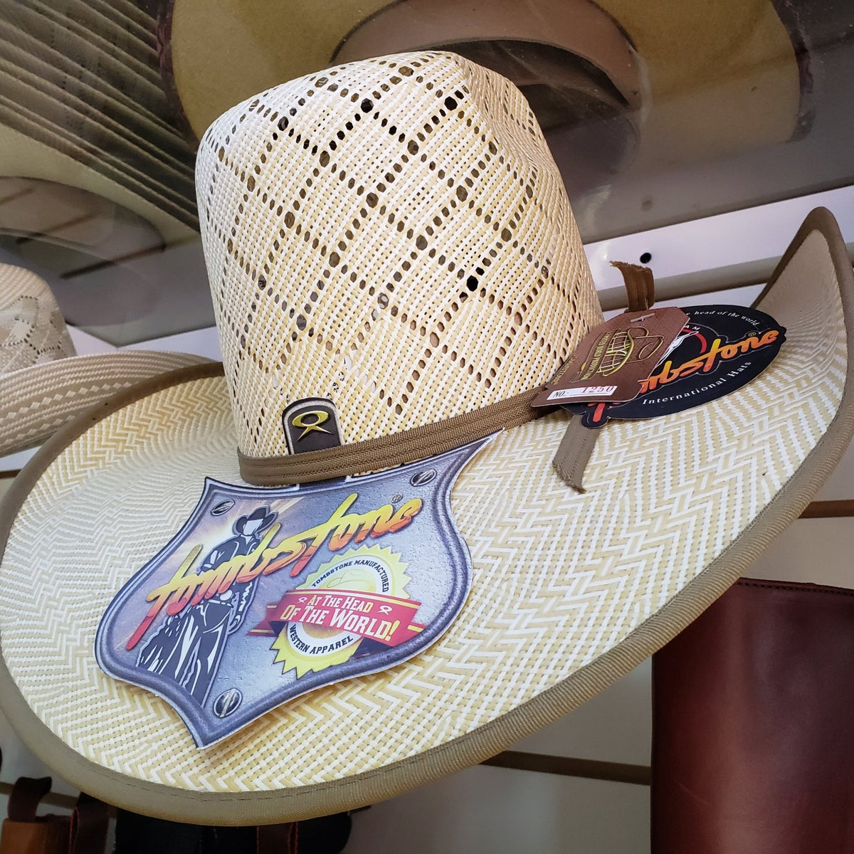 Tombstone hat 30x Shantung randa diamonds – Tiendacharra.com - Bodega ...