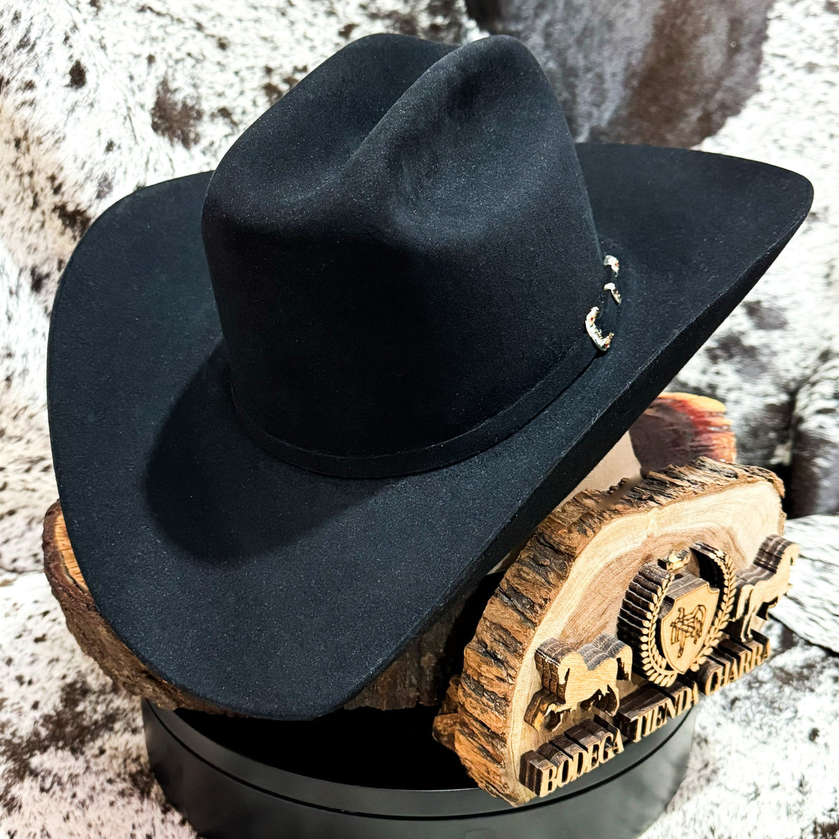 Texana modelo El Patrón 30x - Negra Marca Stetson – Tiendacharra.com ...