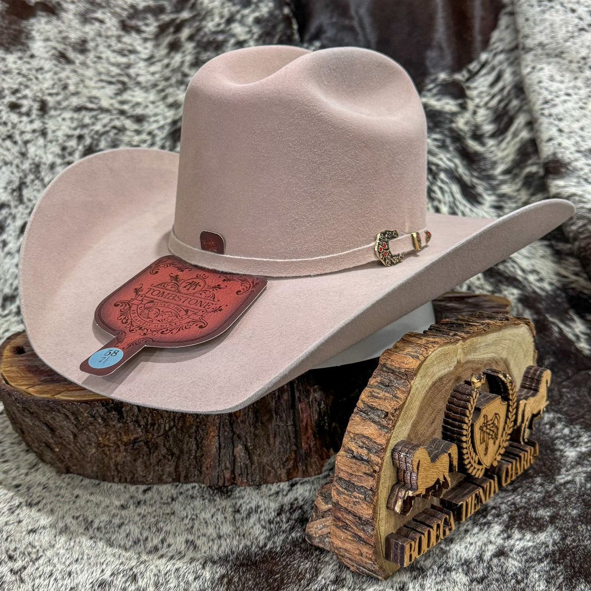 Texana Roper Color beige 50x Pelo de Castor - Tombstone – Tiendacharra ...